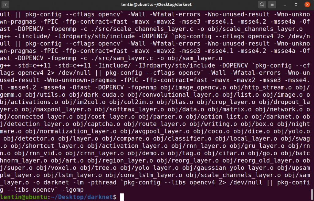 A Gentle Introduction To Yolo V4 For Object Detection In Ubuntu 2004